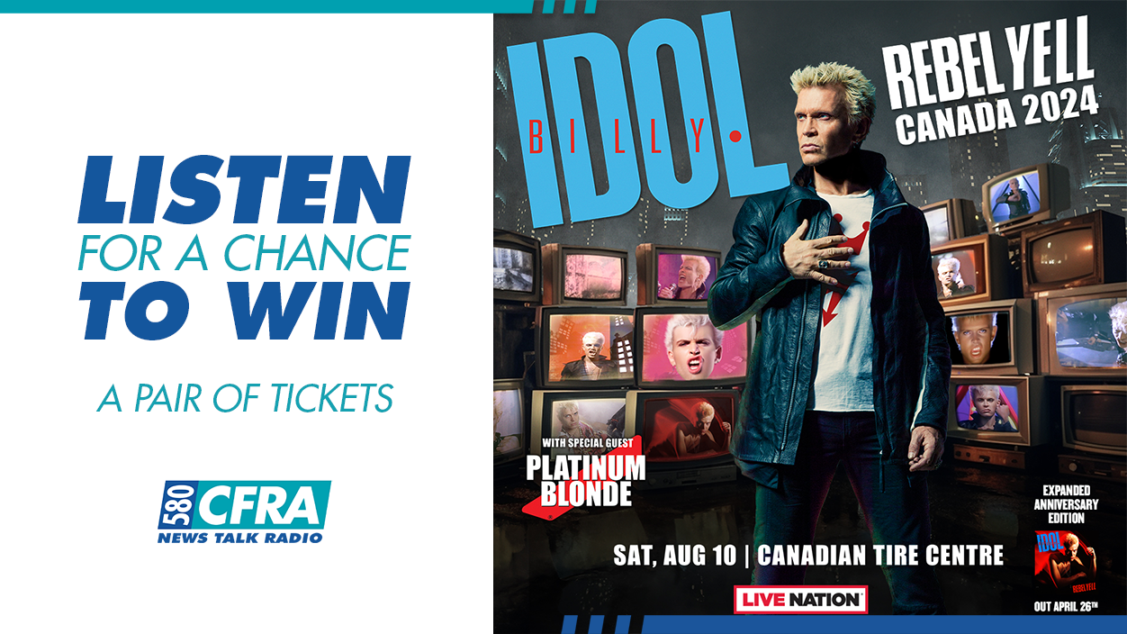 CFRA Win Tickets to see Billy Idol + Platinum Blonde